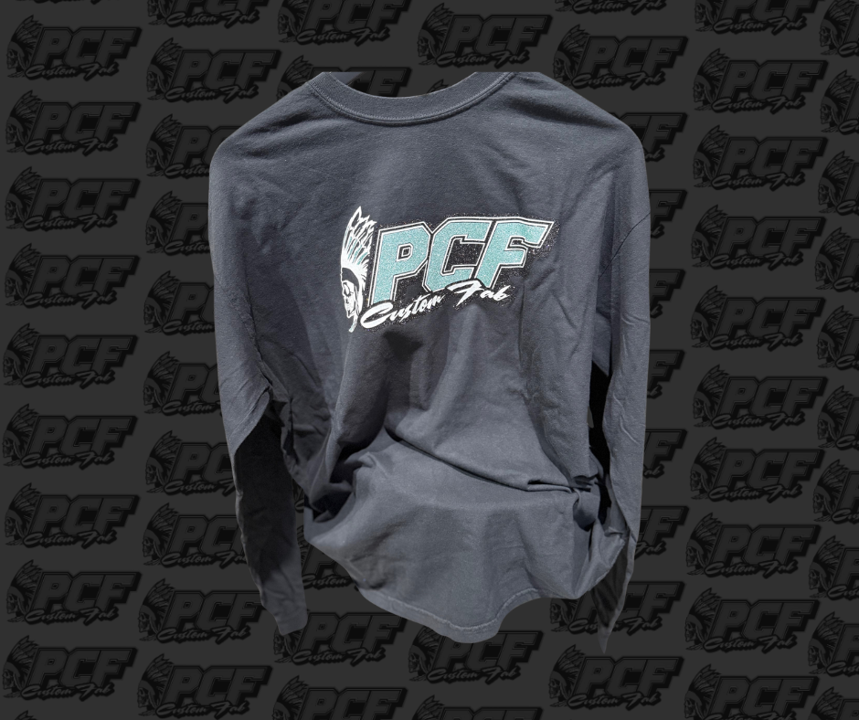 PCF LONG SLEEVE GLITTER T-SHIRT – POCKET CHANGE FAB
